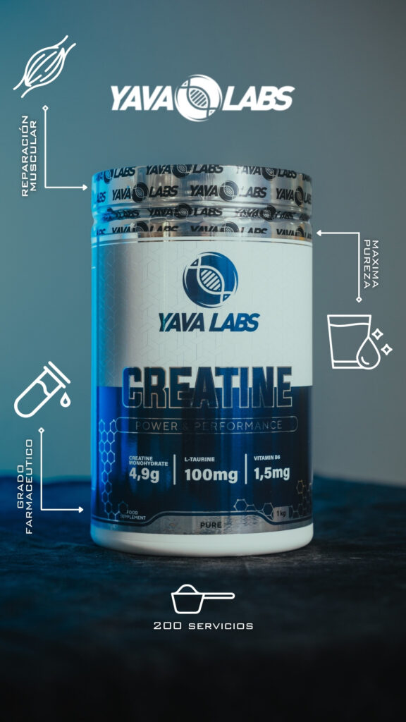 Creatina Monohidratada Yava Labs 1kg | Delivery gratis Nutriforma.pe